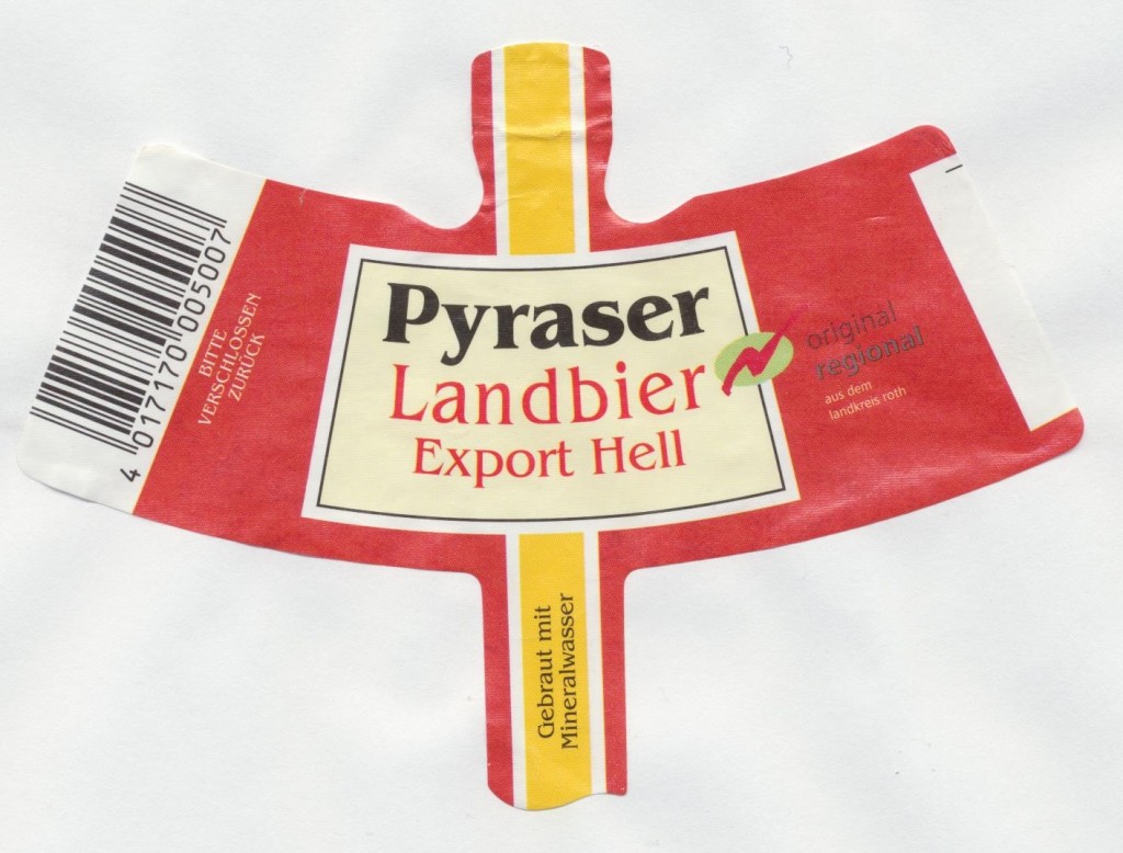 Pyraser Landbier Export Hell | BLOG-B.INFO